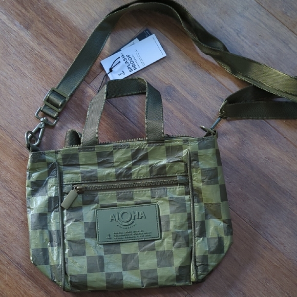 ALOHA Collection | Bags | Aloha Collection Green Checkered Checkmate ...